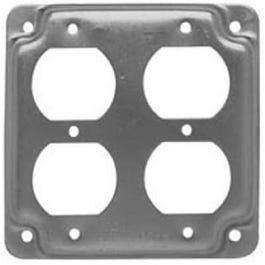 4-Inch Flat Corner Square Double Duplex Receptacle - Roxboro, NC ...